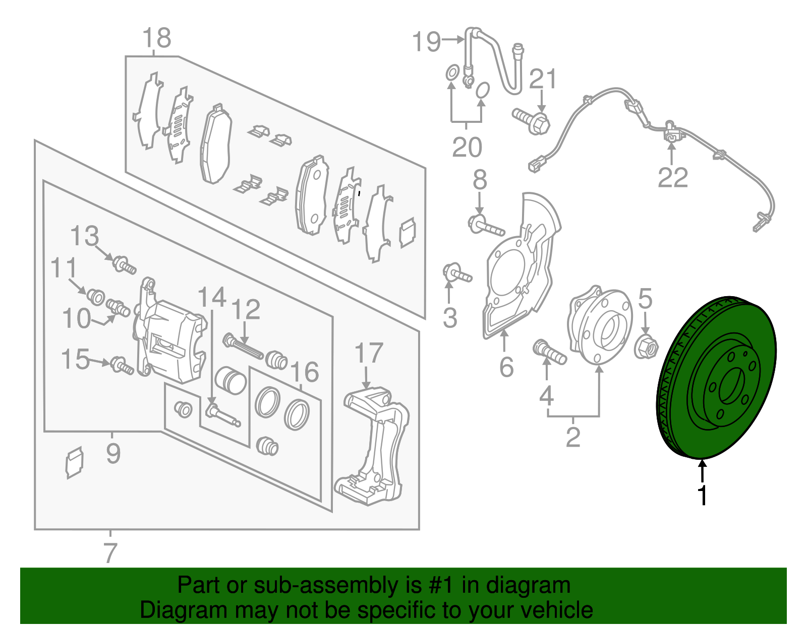 2014-2019 Mazda 6 Rotor GHR1-33-251A | Mazda Parts Deals