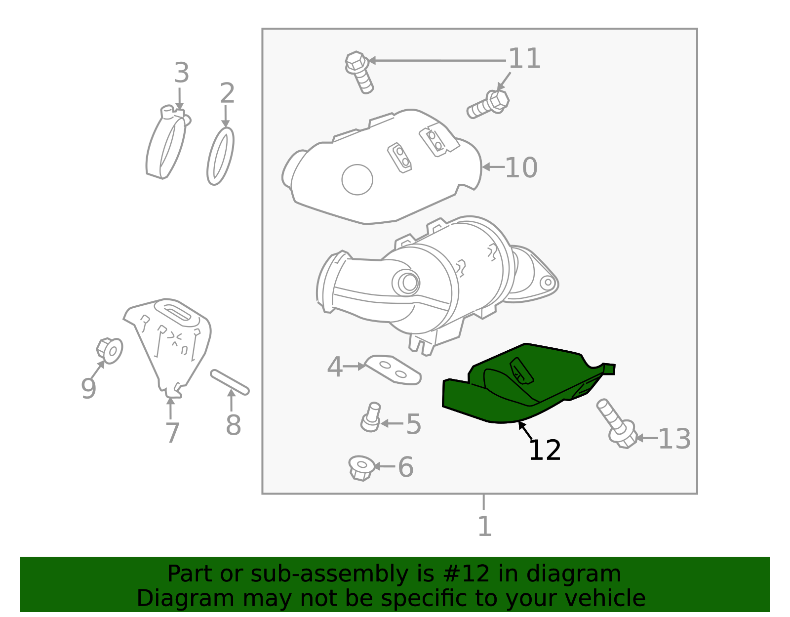 2012-2018 Ford | Lower Shield | BB5Z-5E258-E | Walls' Ford Parts