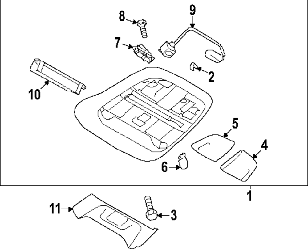 2022-2024 Subaru BRZ Overhead Console 84621CC011JC | Subaru Parts Guys