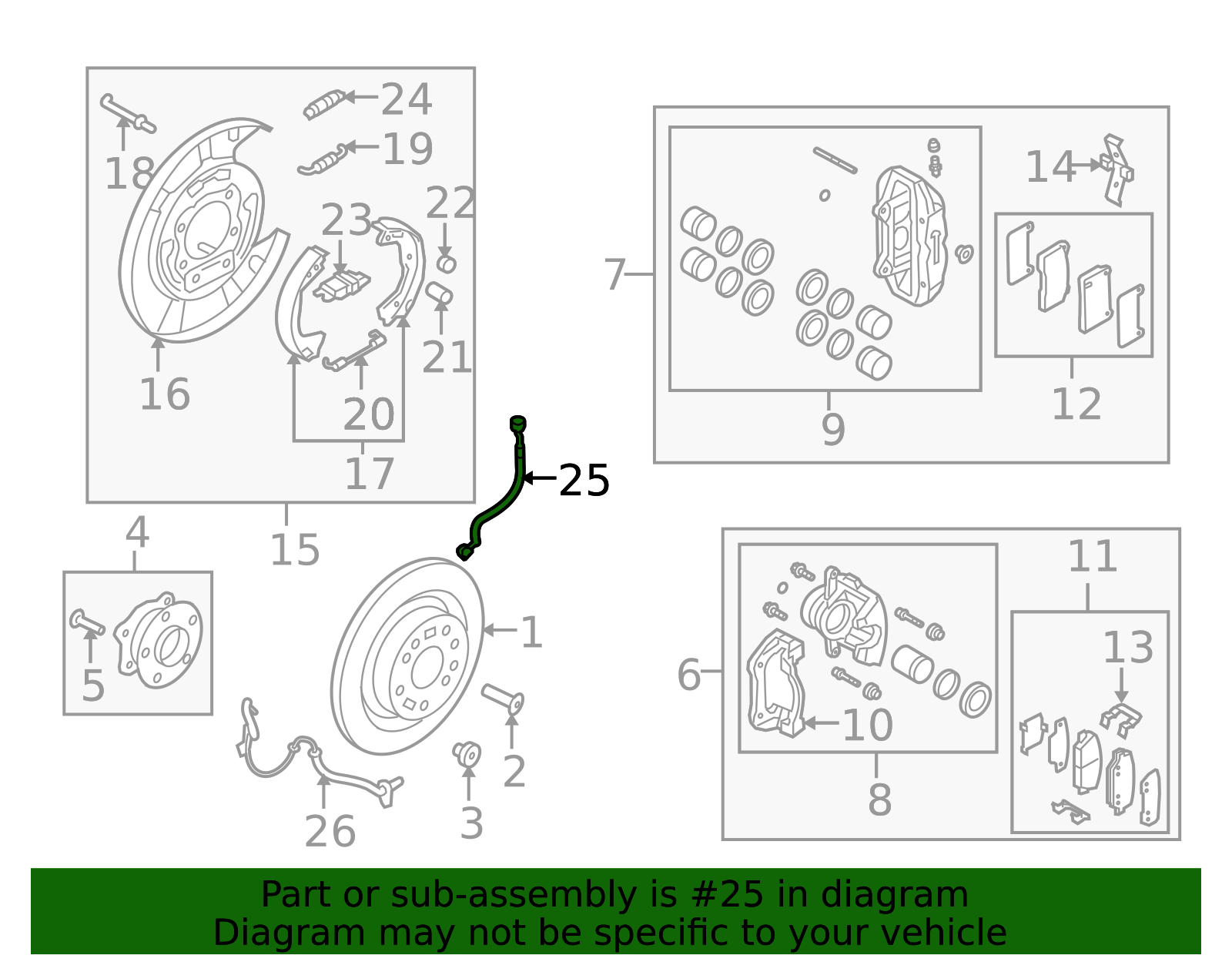 Brake Hose - Maintain Pressure with OEM Precision | AutoNation Parts