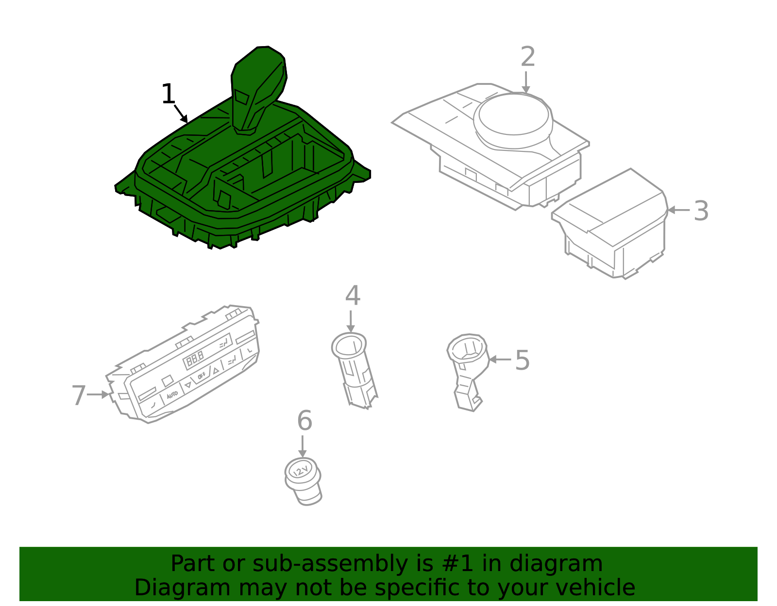 2022-2025 BMW | Shifter Assembly | 61-31-5-A9C-9A9 | BMW OEM Parts Store
