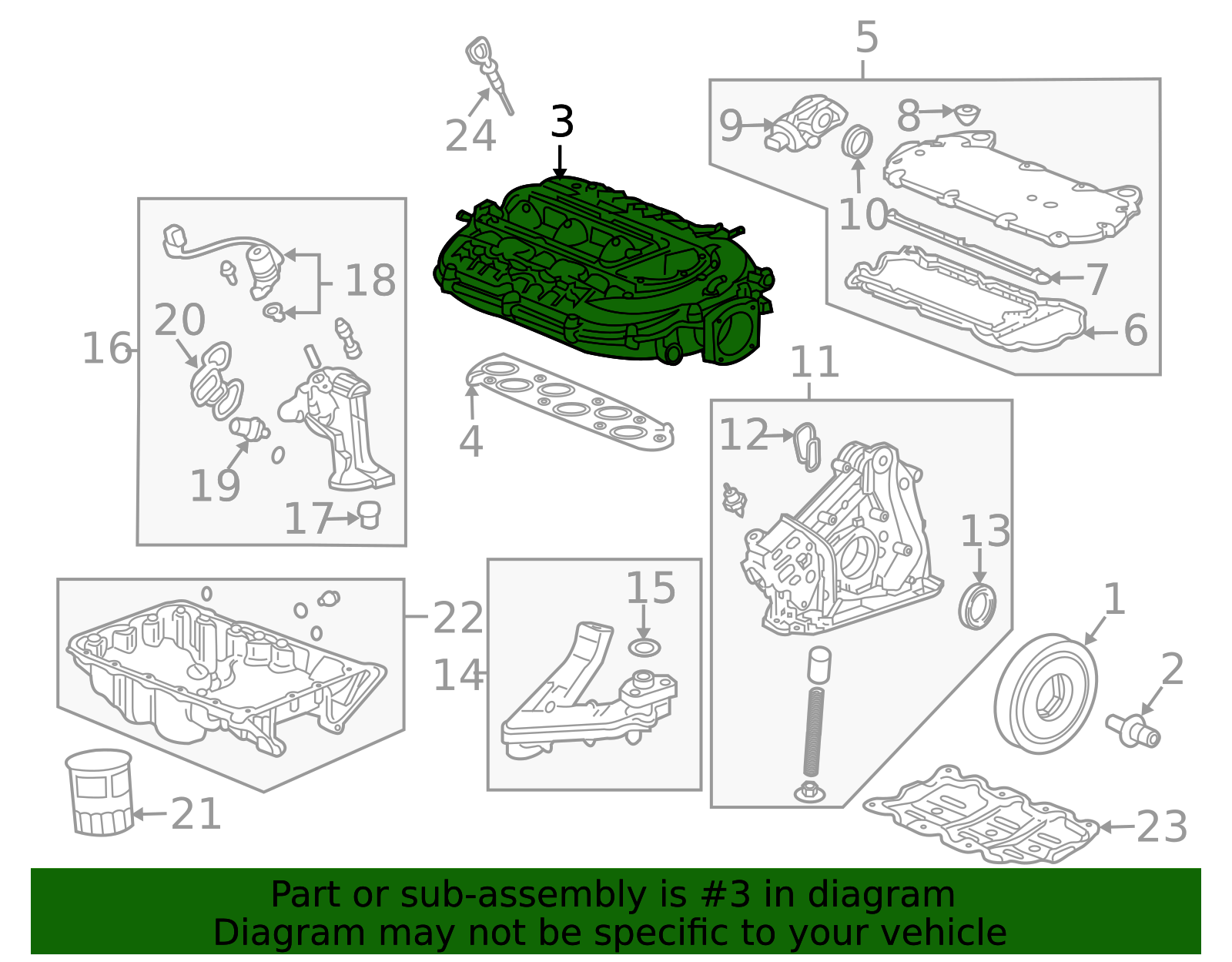 17160rkga01 - Acura Intake Manifold 2009-2012 Acura RL | Performance ...