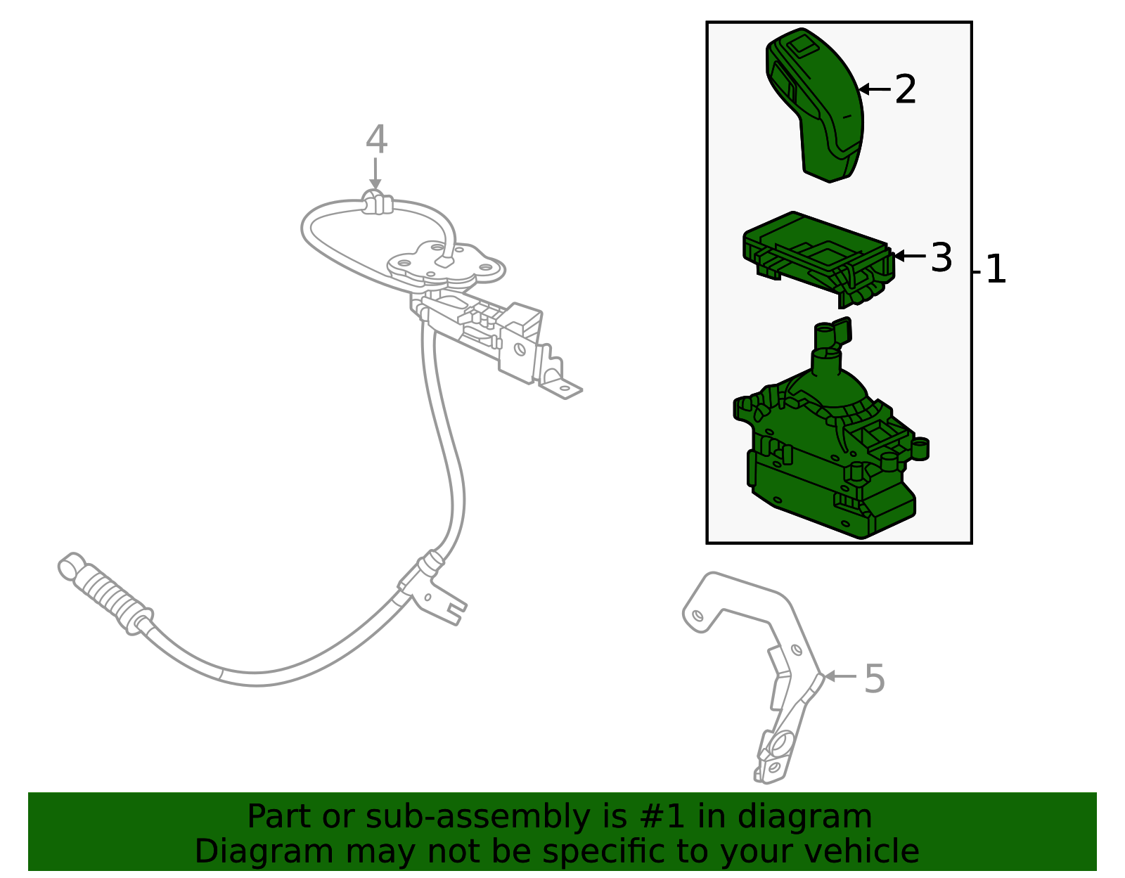 2020-2026 Cadillac Gear Shift Assembly 85579716 GM | GMPartsDirect.com
