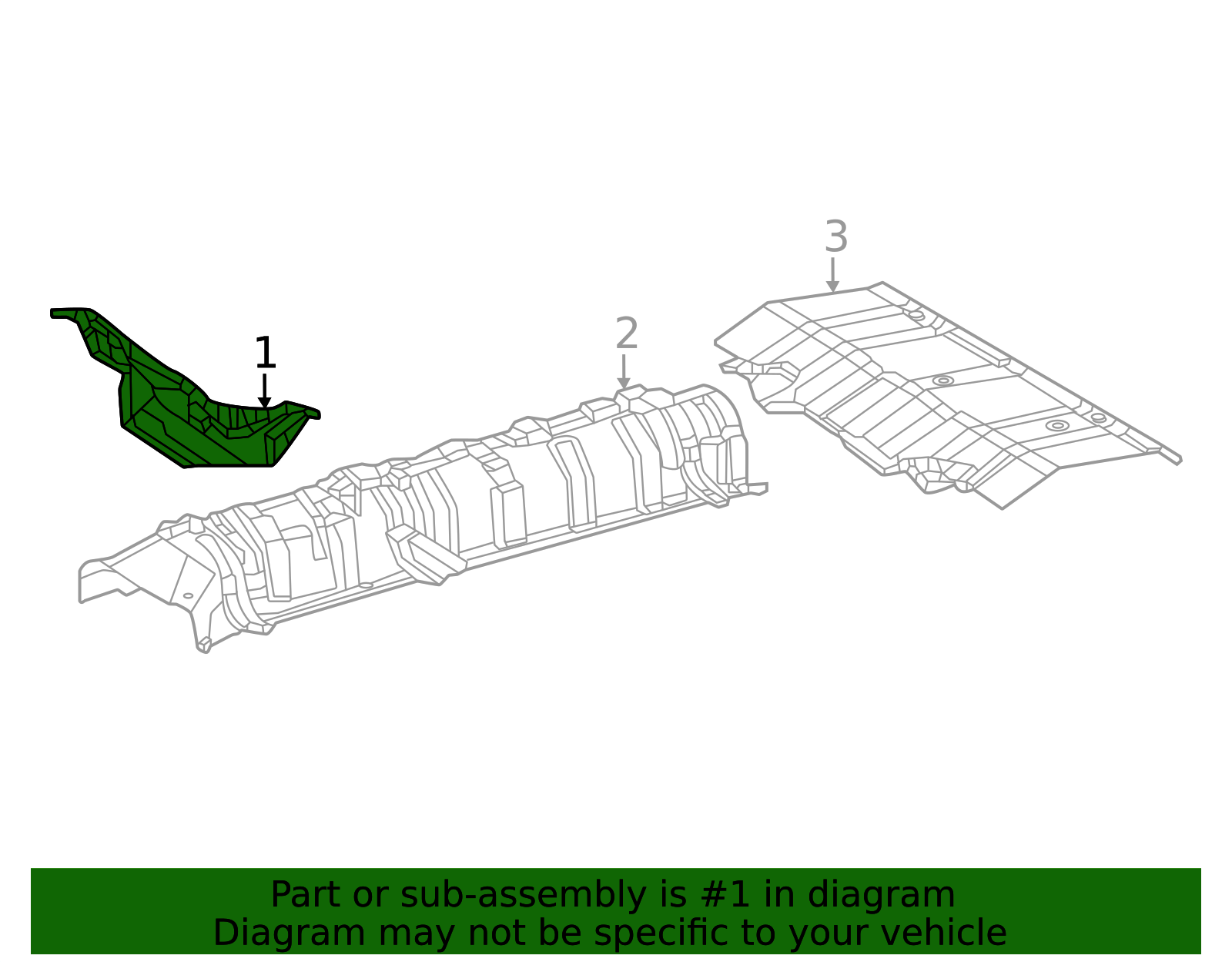 2019-2026 Toyota Floor Pan Heat Shield 58151-0R020 | Toyota Parts Center