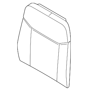 2019-2023 Ford Ranger | Seat Back Cover | KB3Z-2160032-BA | Walls' Ford ...