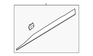 Hyundai - 87732-J9IA0 - Side Molding - 2019 Hyundai | OEM Hyundai Parts ...