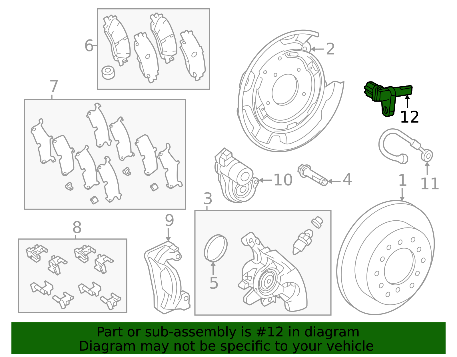 2024-2025 Toyota 2024 Toyota Land Cruiser - Speed Sensor 89546-60060 ...