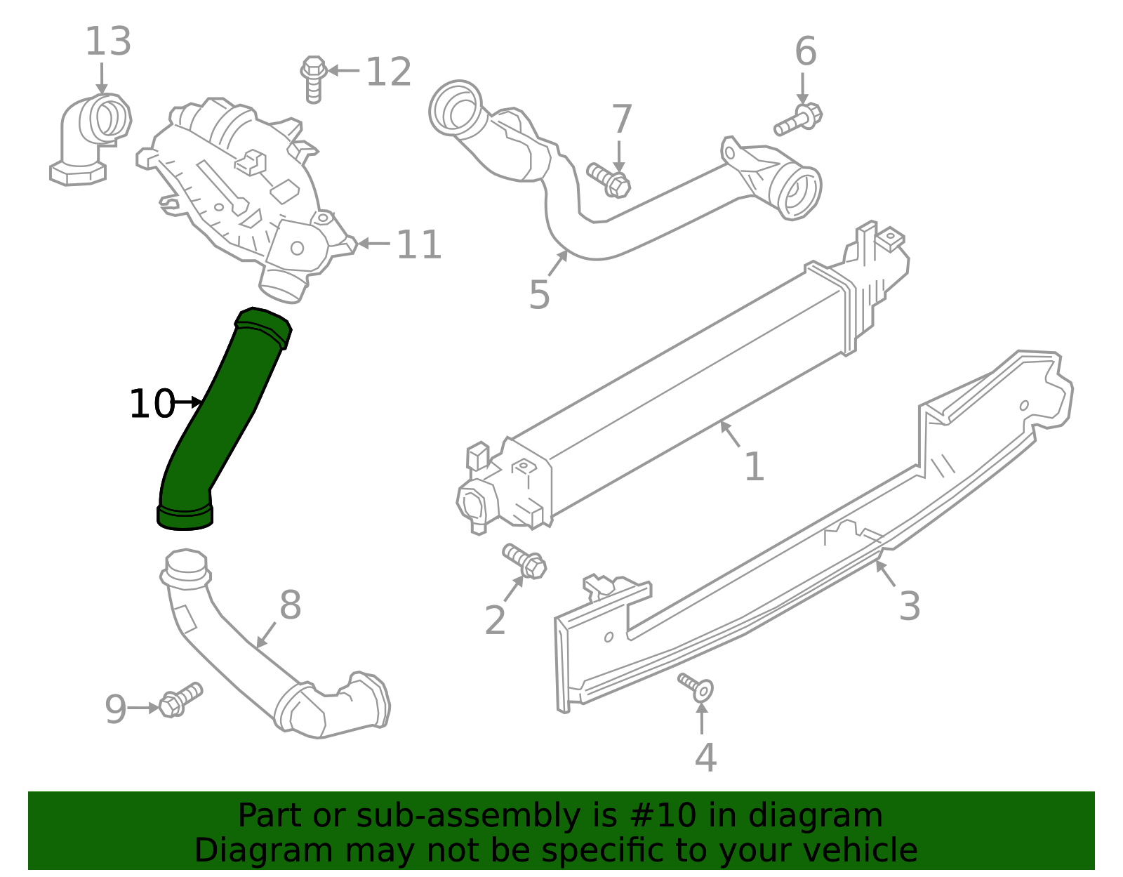 14463-5NA1B - Inter-Cooler Hose 2019-2022 INFINITI | Official INFINITI ...