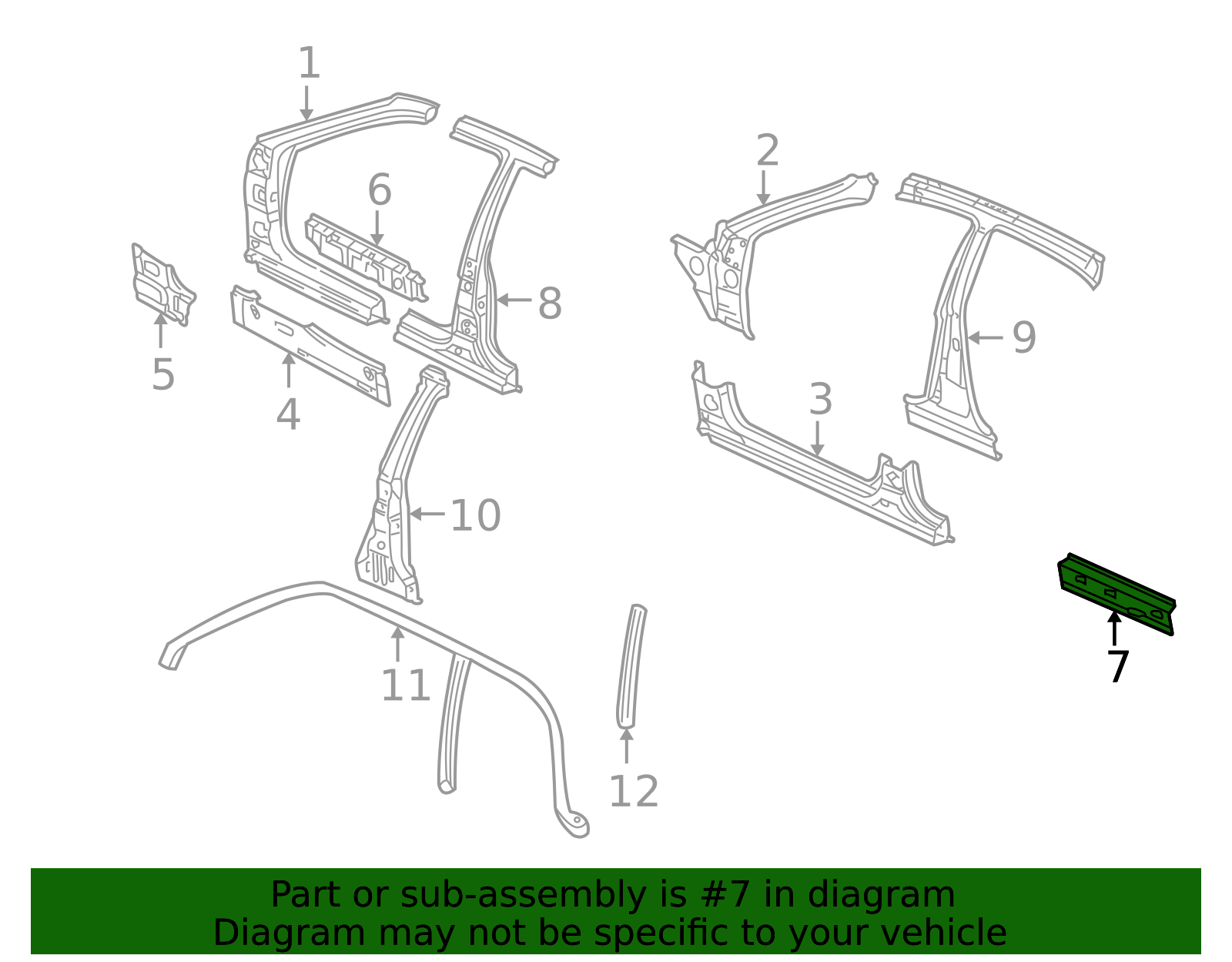 2001-2002 Hyundai Rocker Reinforced 71357-39100 | MotorMotor