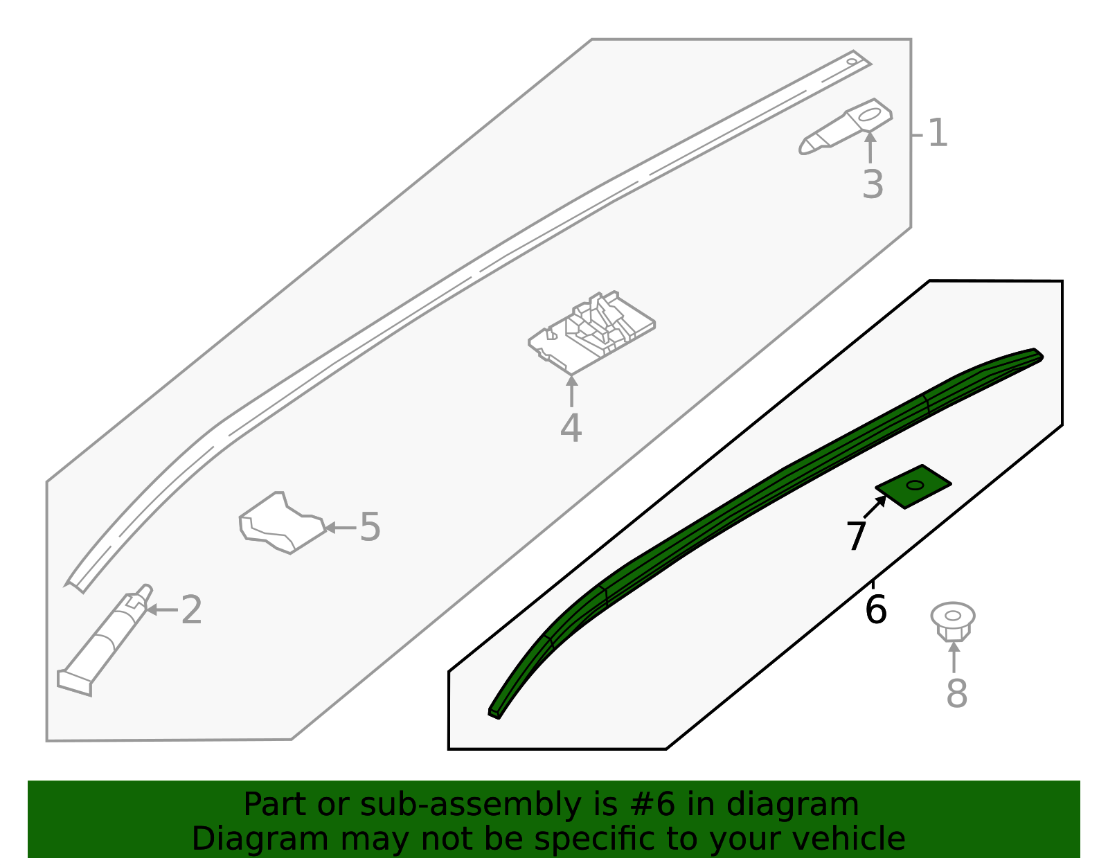 VC86-51-T10 - Roof Rail 2025 Mazda CX-50 | MazdaParts.US Store