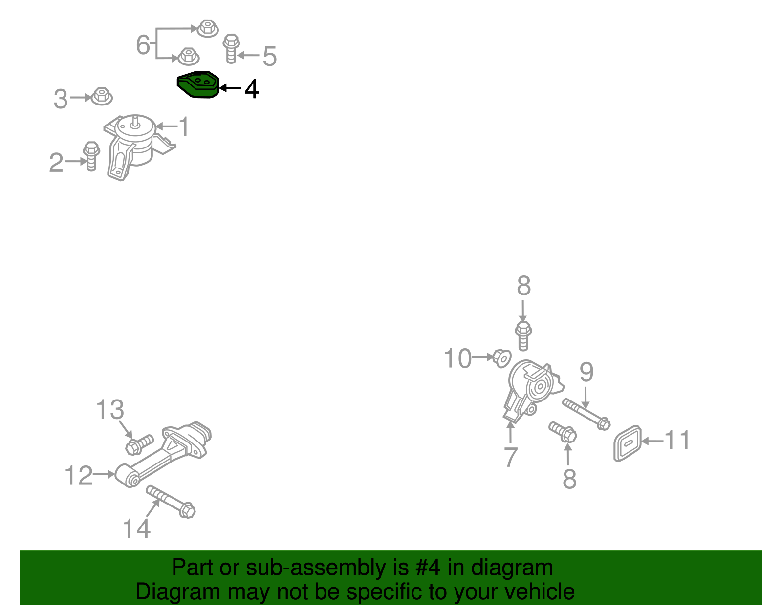 21825-A9000 - Mount Bracket 2015-2020 Kia | Kia.Parts Store