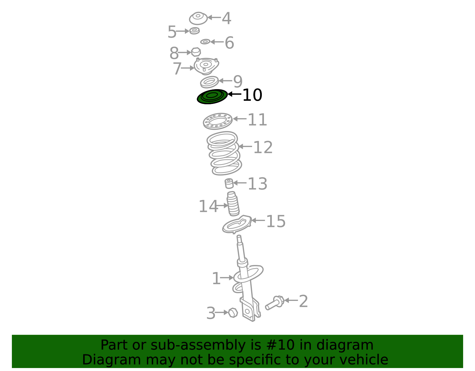 2007-2009 Hyundai Santa Fe Upper Seat 54620-2B000 | QuirkParts