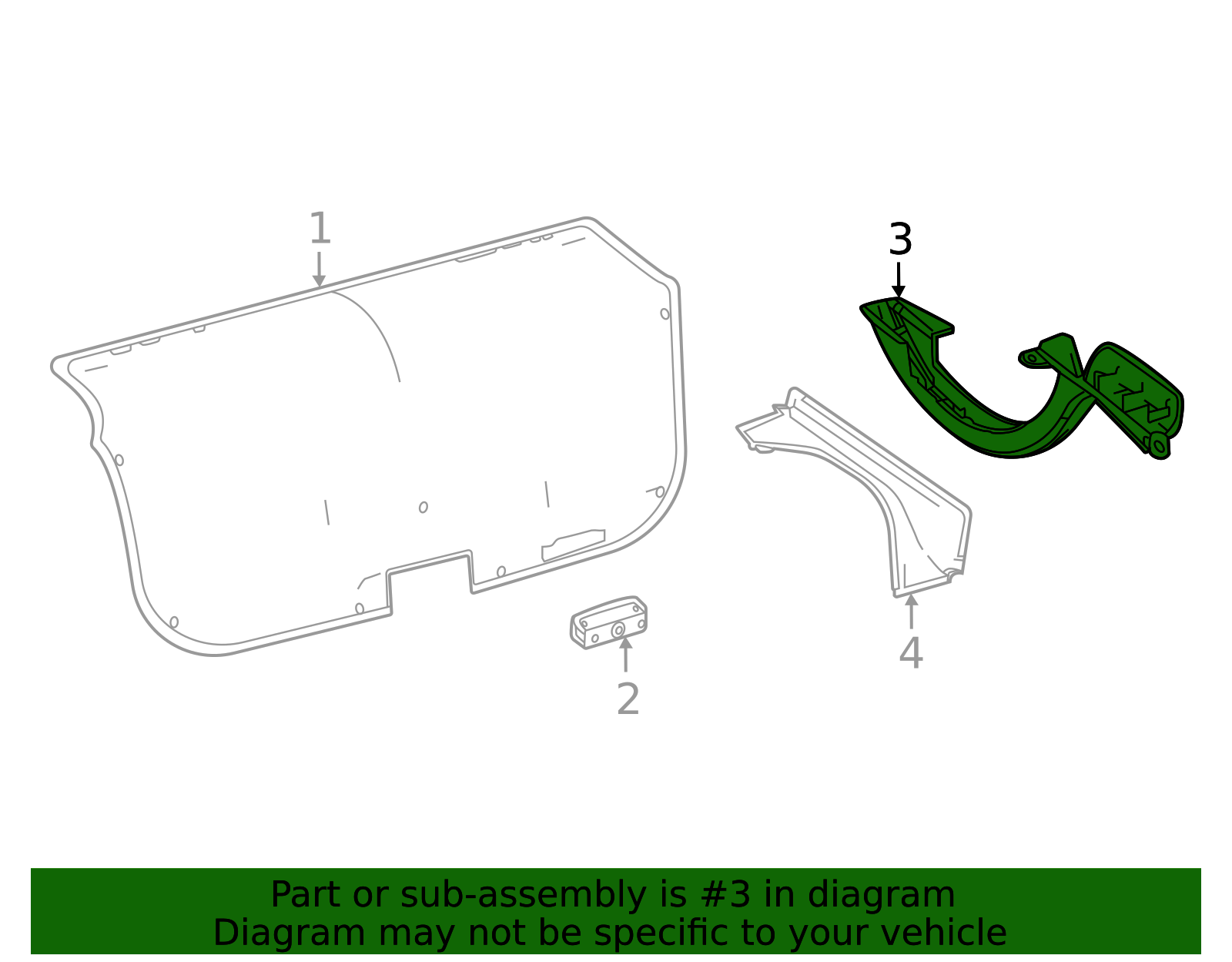 64571-62010 - High-Quality Hinge Cover for 2016-2020 Toyota Mirai ...