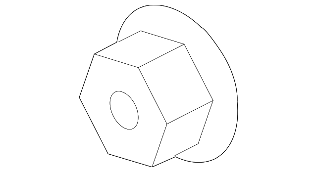 80497-AX01A | Genuine Nissan Factory Door Hinge Nut # 80497-AX01A ...