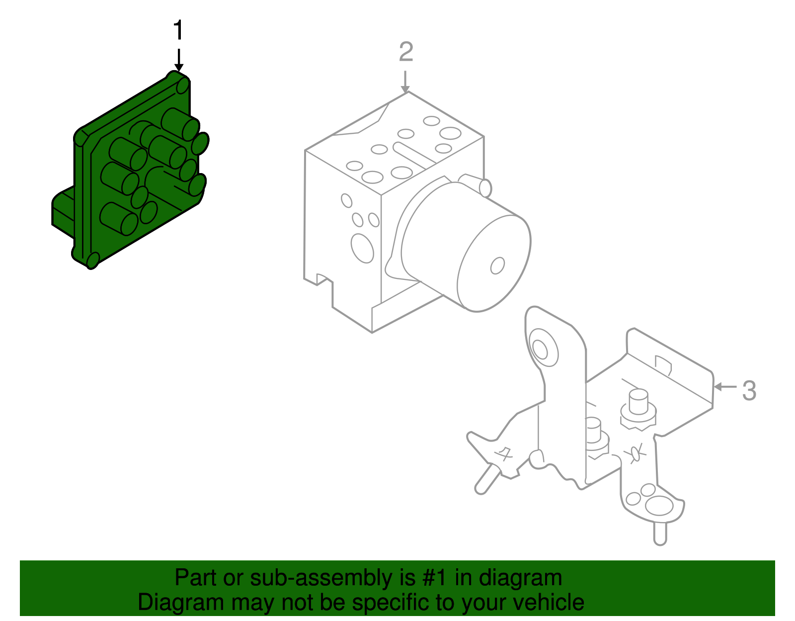 2010-2023 Ford E-350 Super Duty ABS Control Module AC2Z-2C219-B | OEM ...