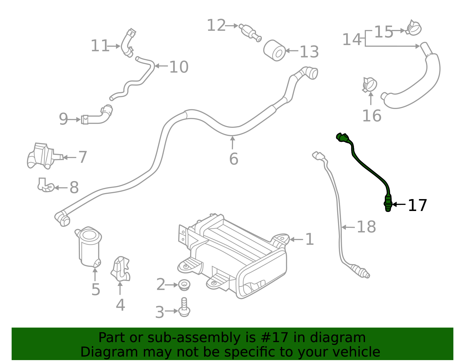 2017-2025 Kia | Oxygen Sensor | 39210-3L100 | Kia Auto Parts
