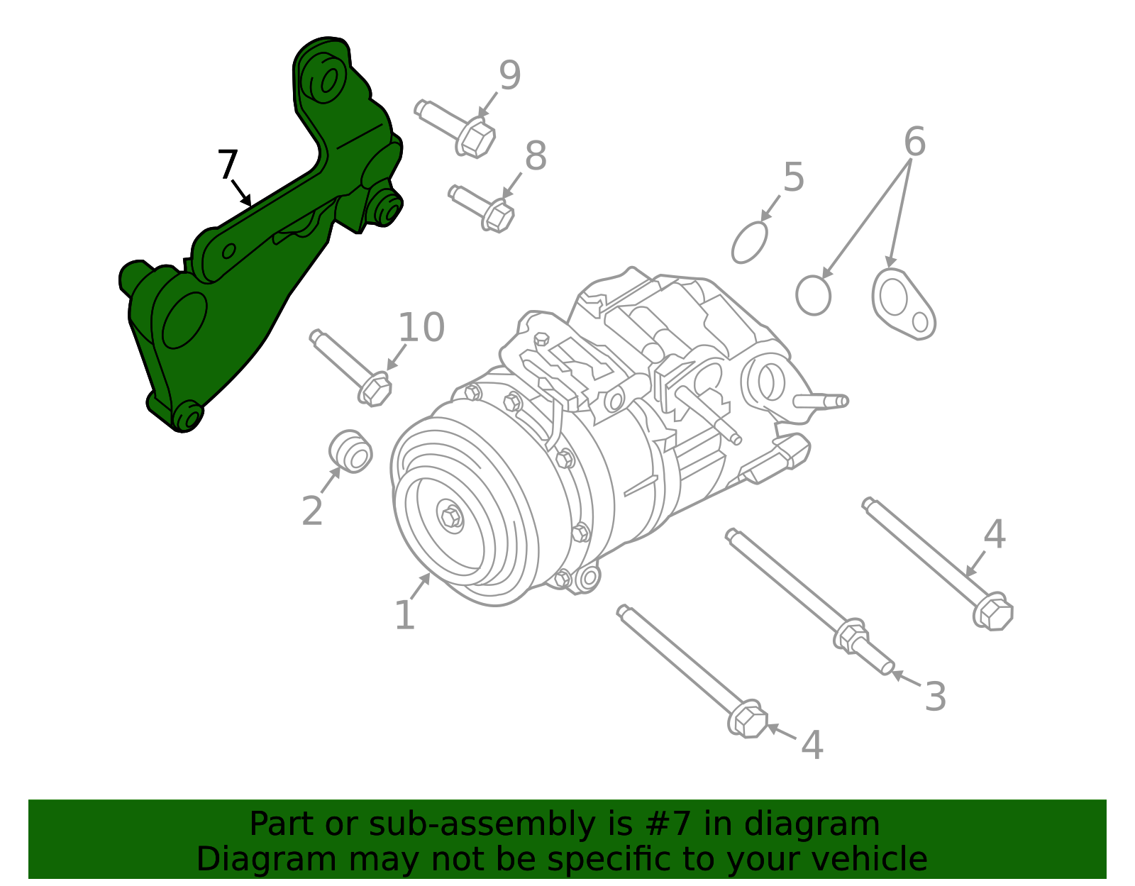 2015-2020 Ford Mount Bracket F2GZ-10A313-A | Awesome Parts Ford