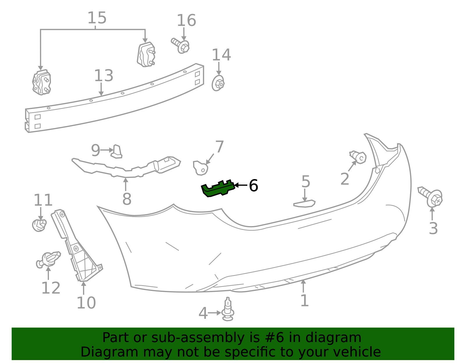 52562-02210 - Upper Retainer - 2014-2019 Toyota Corolla | OEM Genuine ...