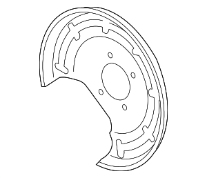 2017-2025 GM Backing Plate 26503865 | Auto Parts Express
