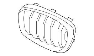 2020-2021 BMW X3 | Upper Grille | 51118098088 | BMW OEM Parts Store