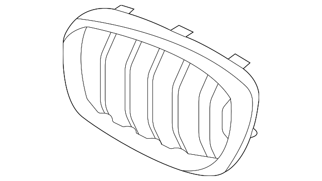 2020-2021 BMW X3 Upper Grille 51-11-8-098-088 | BMW OEM Parts