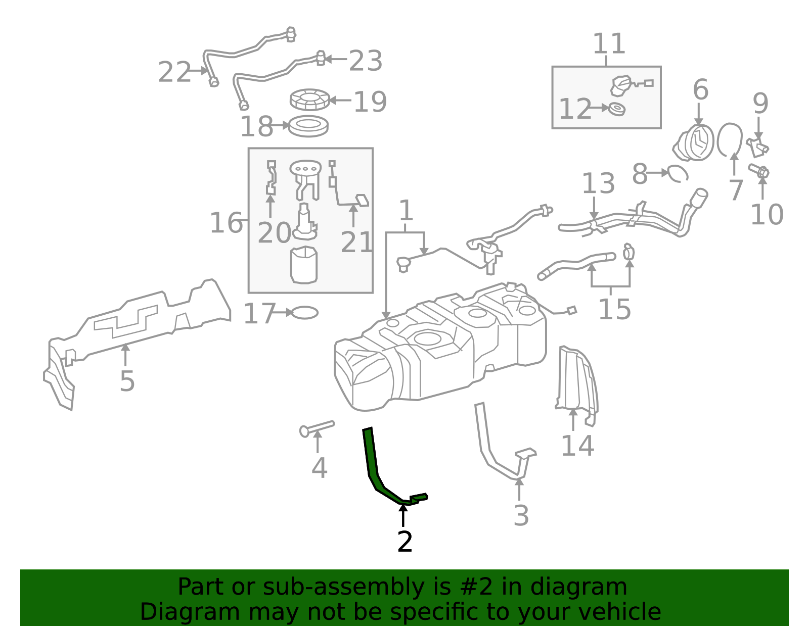 77601-0C130 - High-Quality Fuel Tank Strap for 2004-2022 Toyota ...