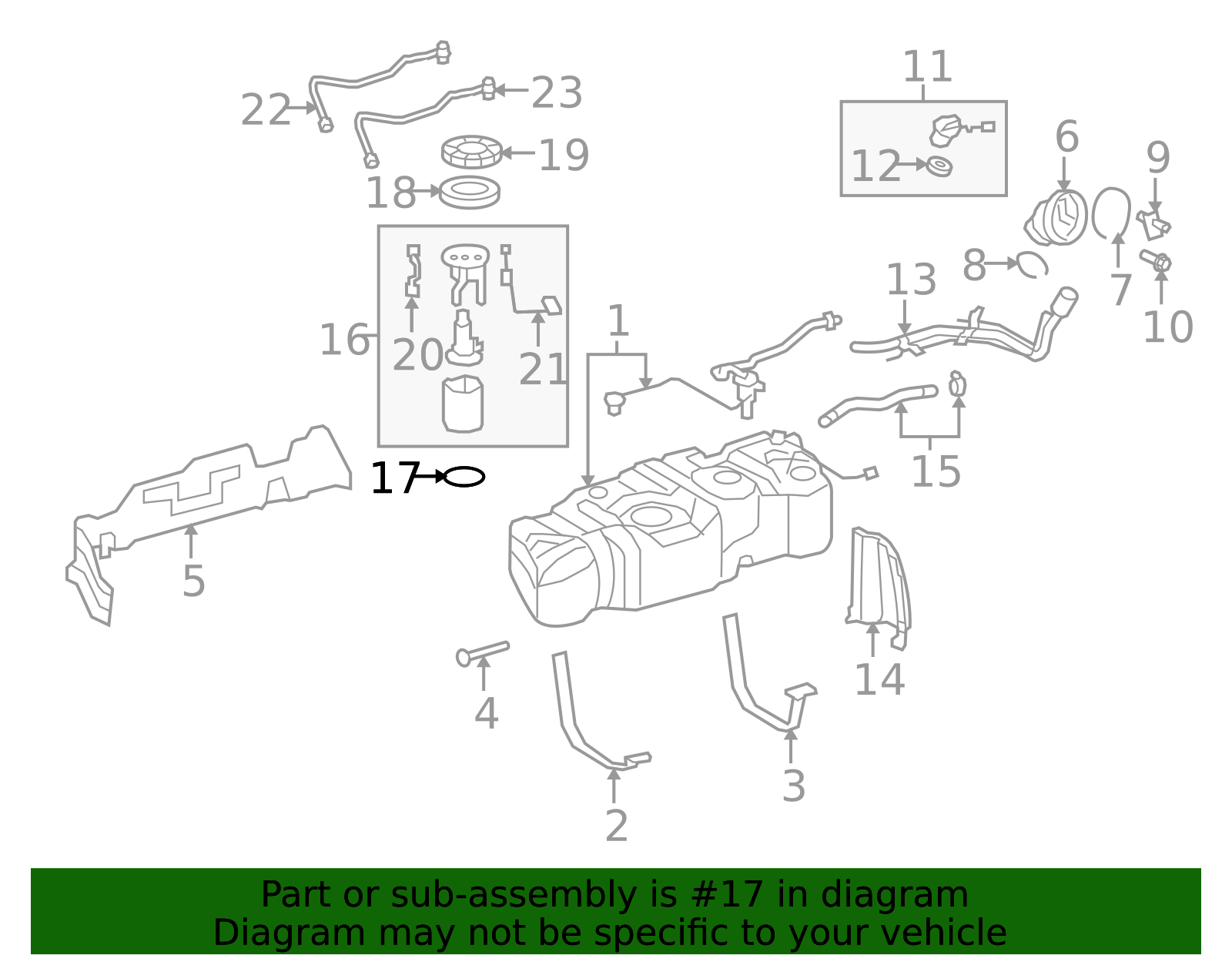 77169-0C010 - Fuel Pump Assembly Gasket - 2005-2020 Toyota | Lithia ...