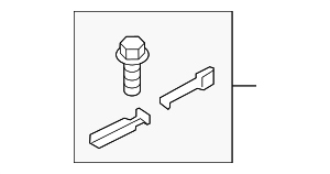 8K9-898-671 - Air Deflector Repair Kit 2009-2025 Audi | Audi OEM Parts Guy
