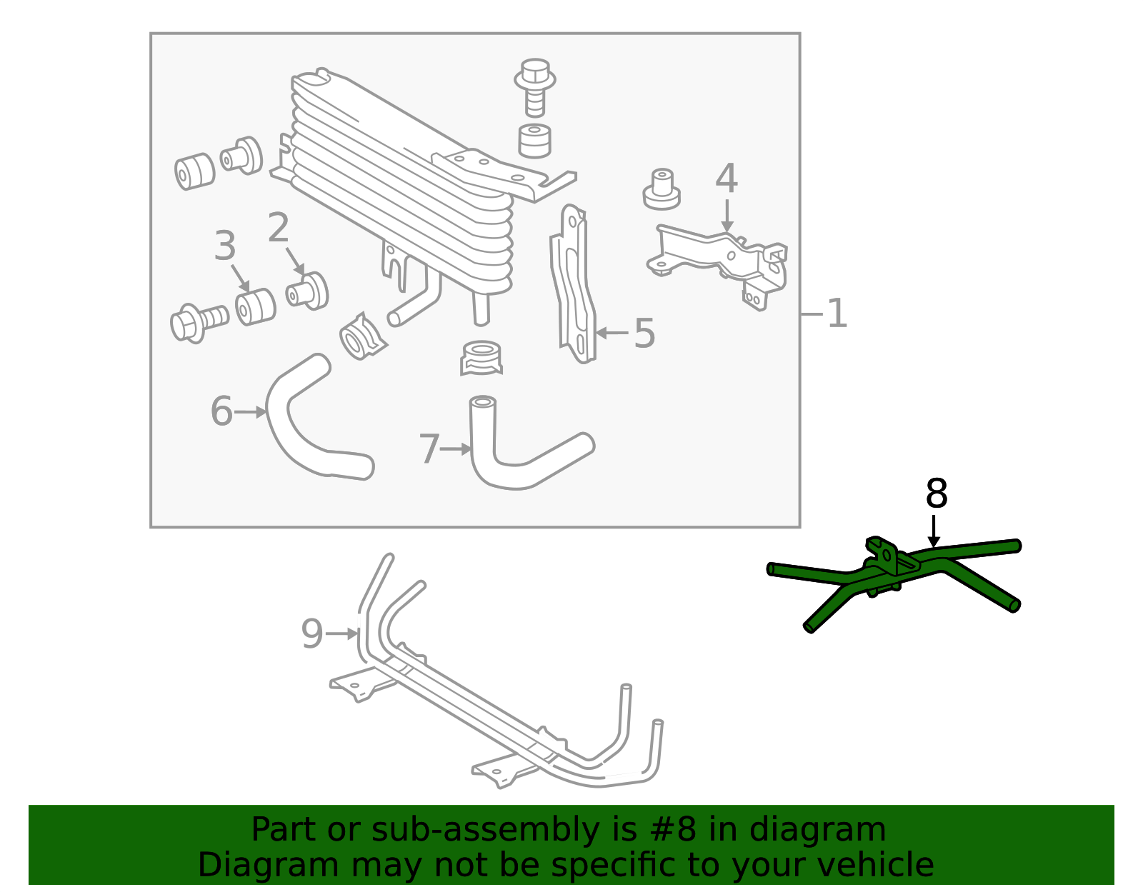 32907-04020 - Cooler Pipe 2003-2015 Toyota | Toyota San Diego Parts
