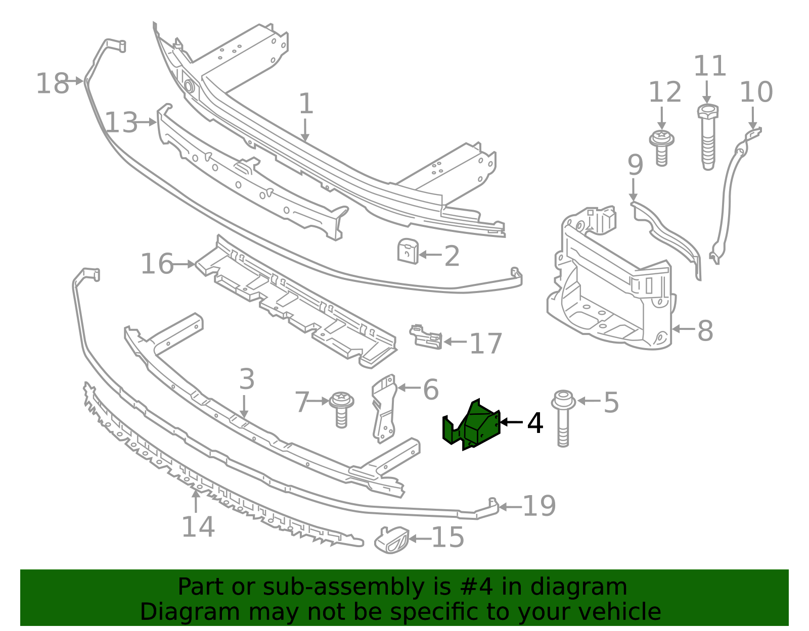 51-11-7-357-215 - 2016-2024 BMW - Lower Impact Bar Adapter | Buy BMW ...