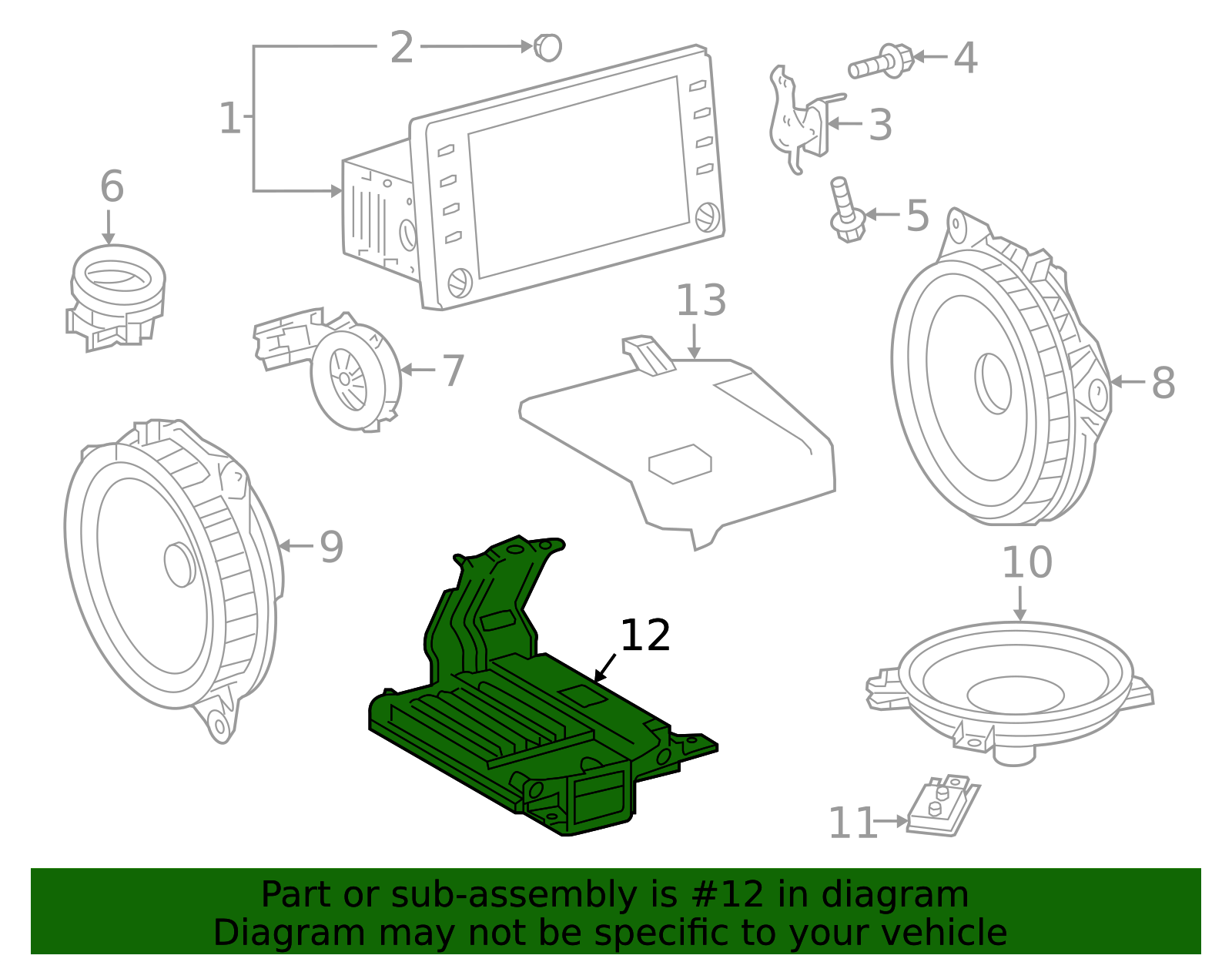 86280-02100 - Radio Amplifier 2020-2022 Toyota Corolla | Toyota San ...