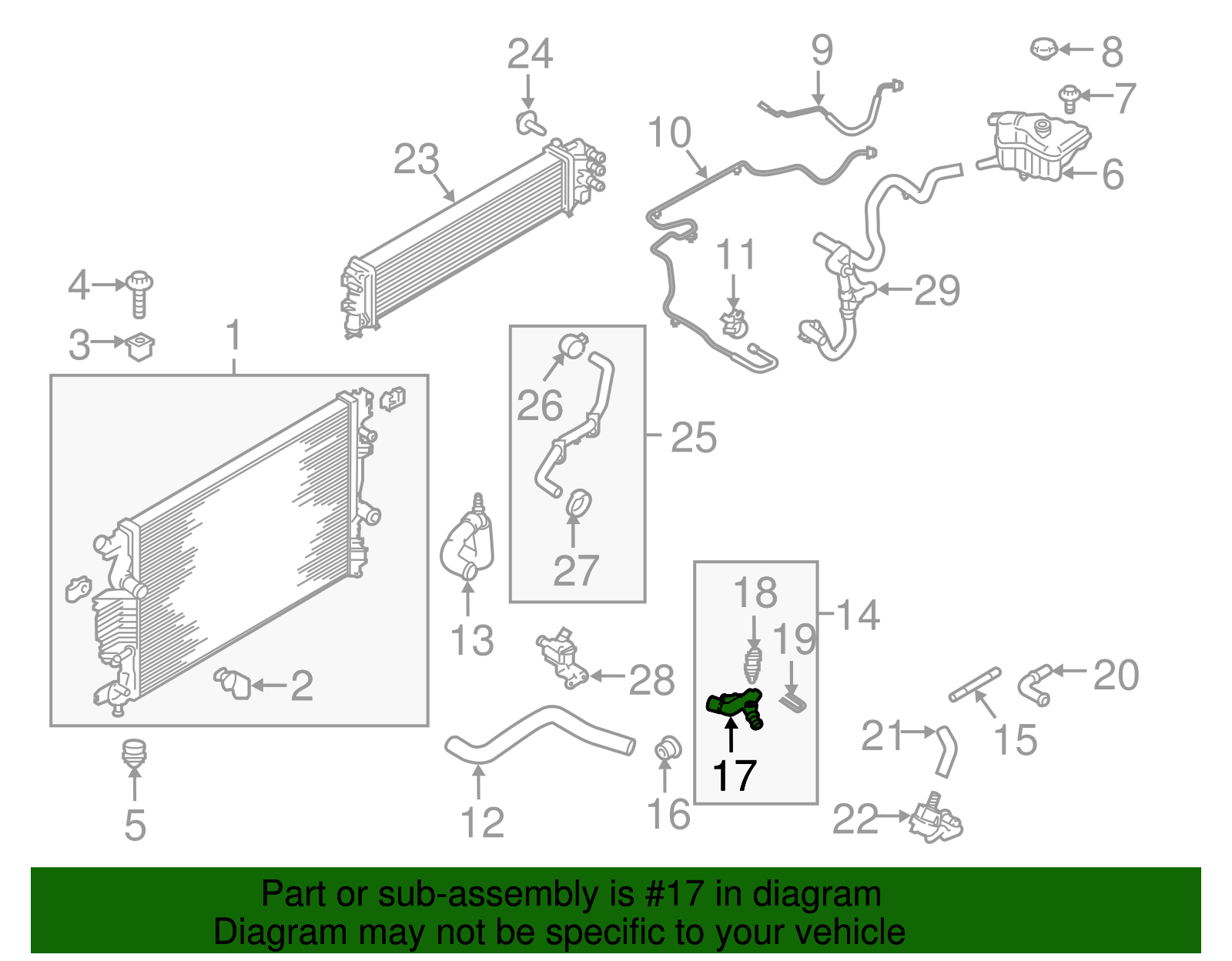 2014-2016 Ford Fusion | Connector | DS7Z-8592-H | Walls' Ford Parts
