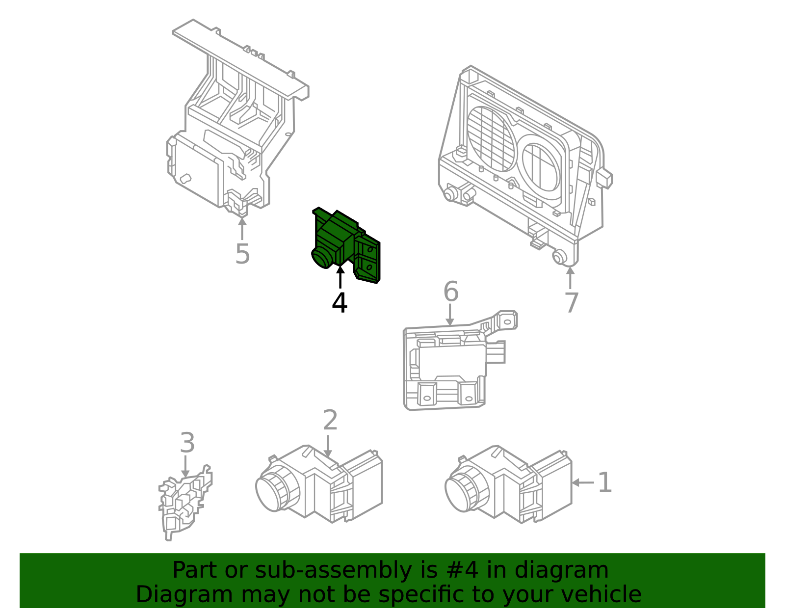 99250-CV010 - Front Camera 2022-2024 Kia EV6 | Kia.Parts Store