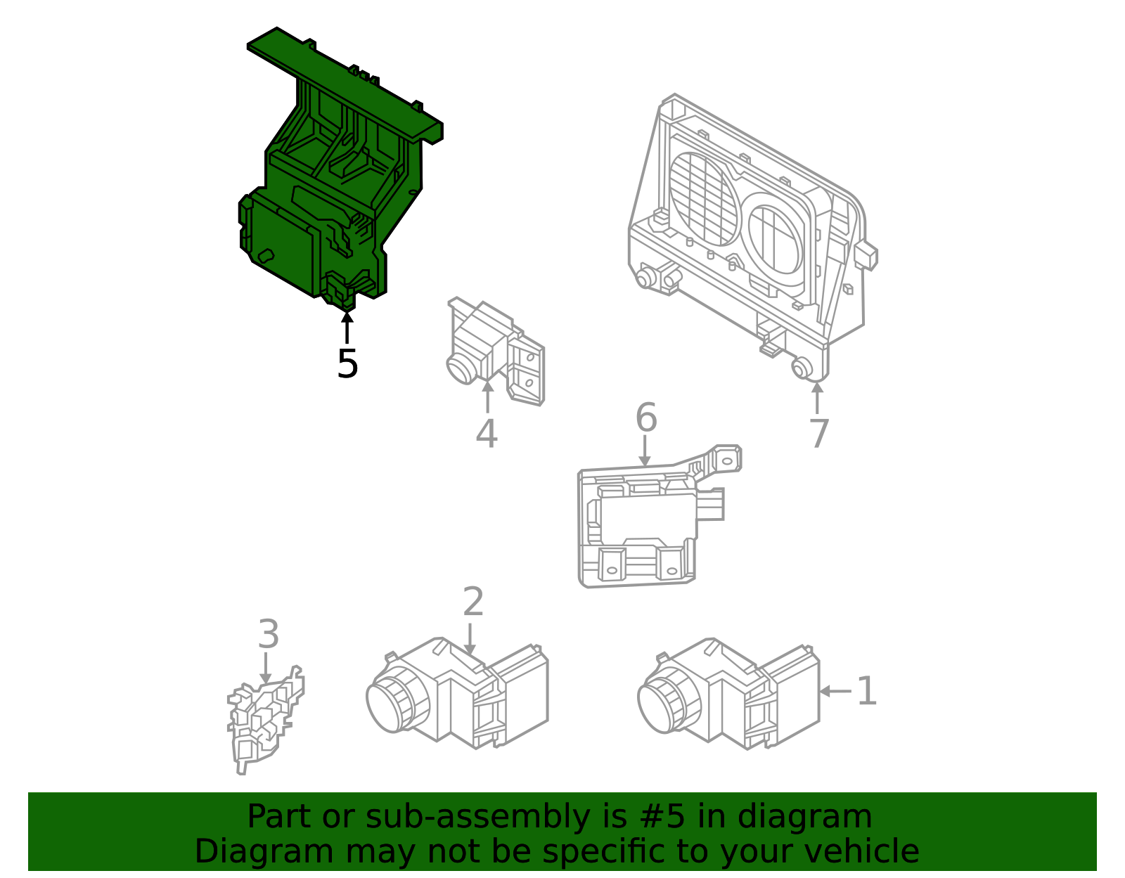 99110-CV000 - Distance Sensor 2022-2024 Kia EV6 | Kia.Parts Store