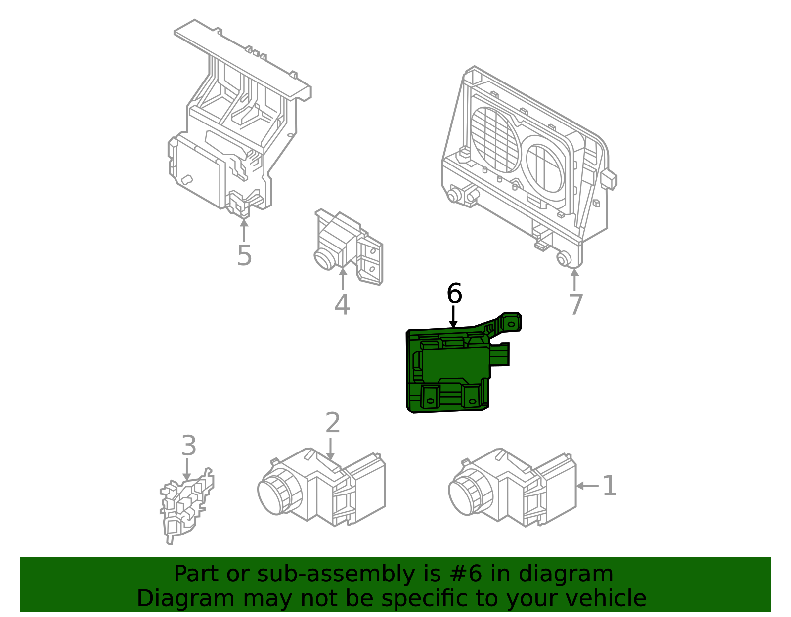 99130-CV000 - Radar Sensor 2022-2024 Kia EV6 | Kia.Parts Store