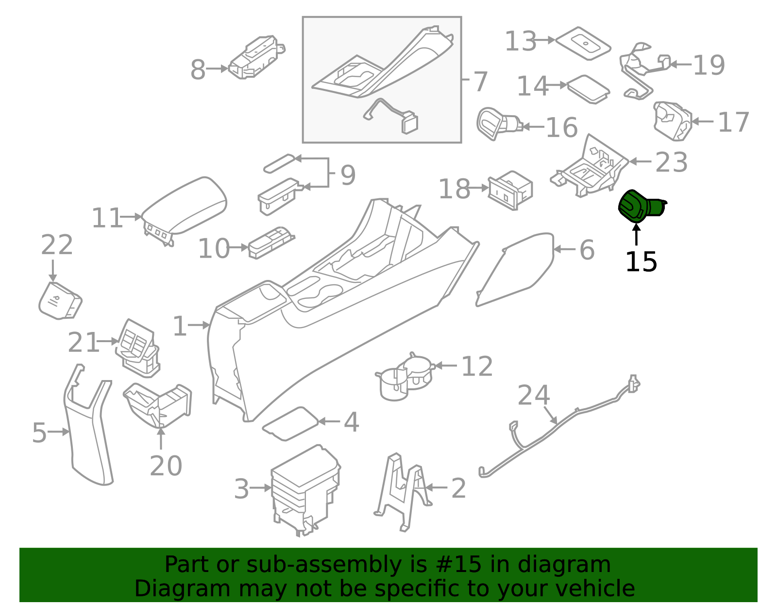 95120-C5100 - 12 Volt Accessory Power Outlet 2016-2025 Kia | Kia.Parts ...