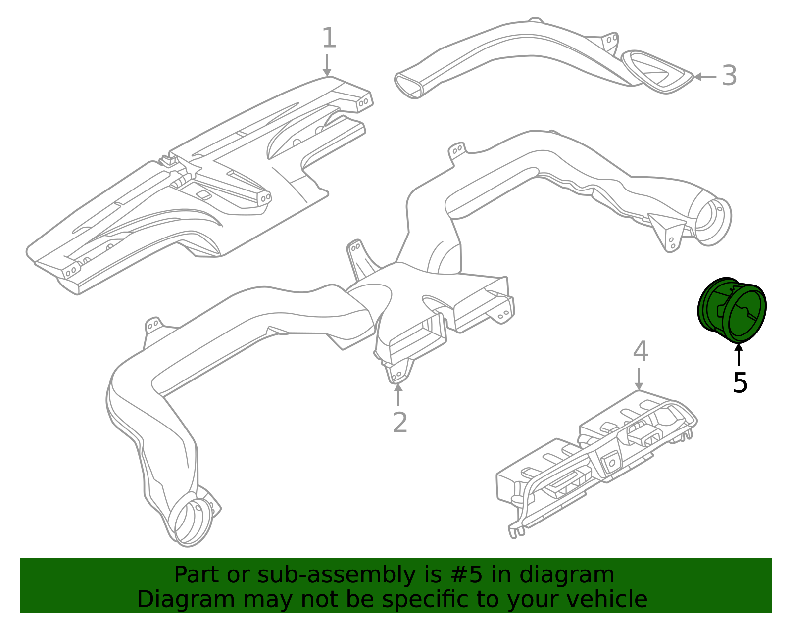 2020-2025 Nissan Versa Side Outlet 68760-5EF0A | Team Nissan Inc.