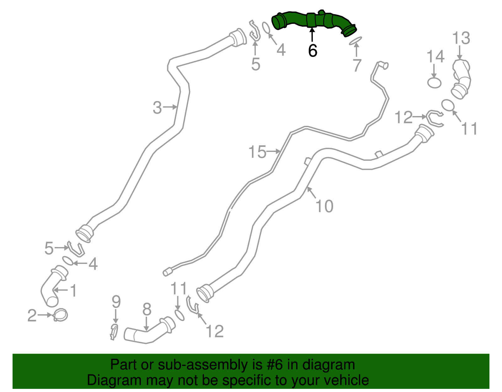 2017-2019 Porsche 911 Connector Hose 9P1-121-641 | OEM Parts Online