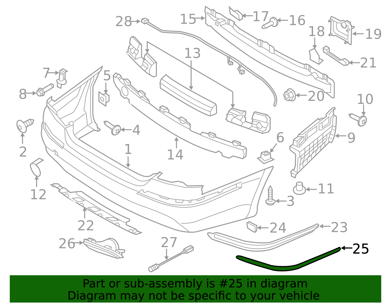 2011-2013 Hyundai Equus Chrome Strip 86673-3N000 | MotorMotor