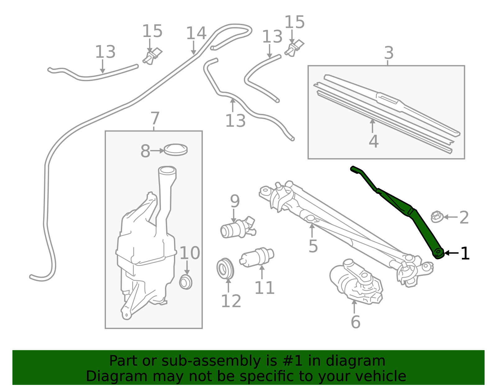 85221-06180 - High-Quality Windshield Wiper Arm for AutoNation Parts