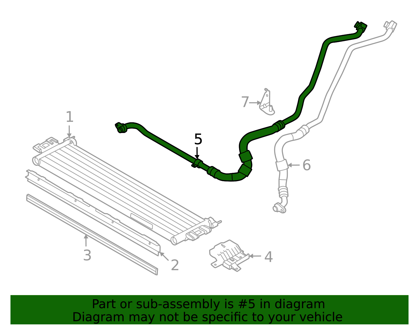 2021-2025 BMW Engine Oil Cooler Line 17-22-8-848-389 | BMW OEM Parts