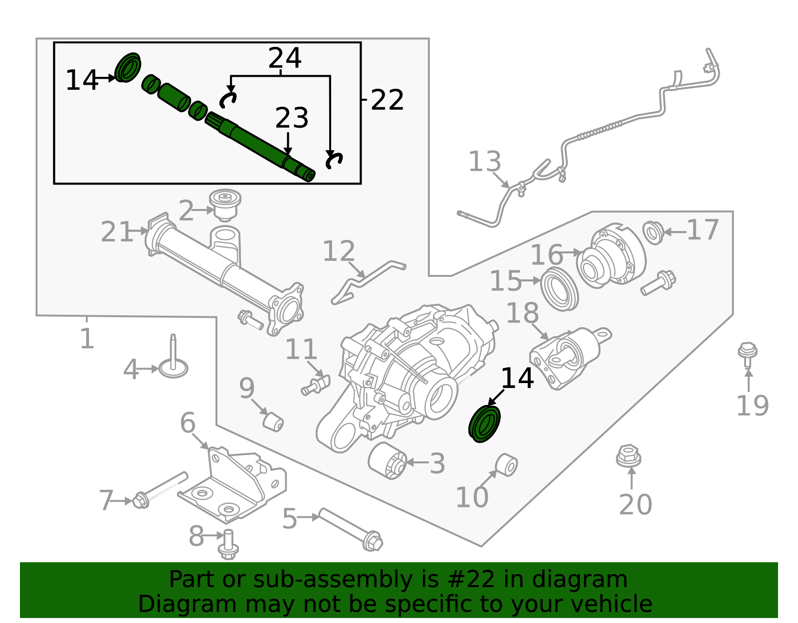 2021-2025 Ford Bronco | Repair Kit | MB3Z-4B410-B | Walls' Ford Parts