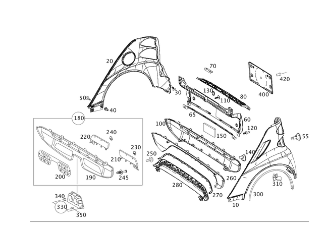 Mercedes-Benz Exterior Door Panels & Frames | Mercedes-Benz USA Parts