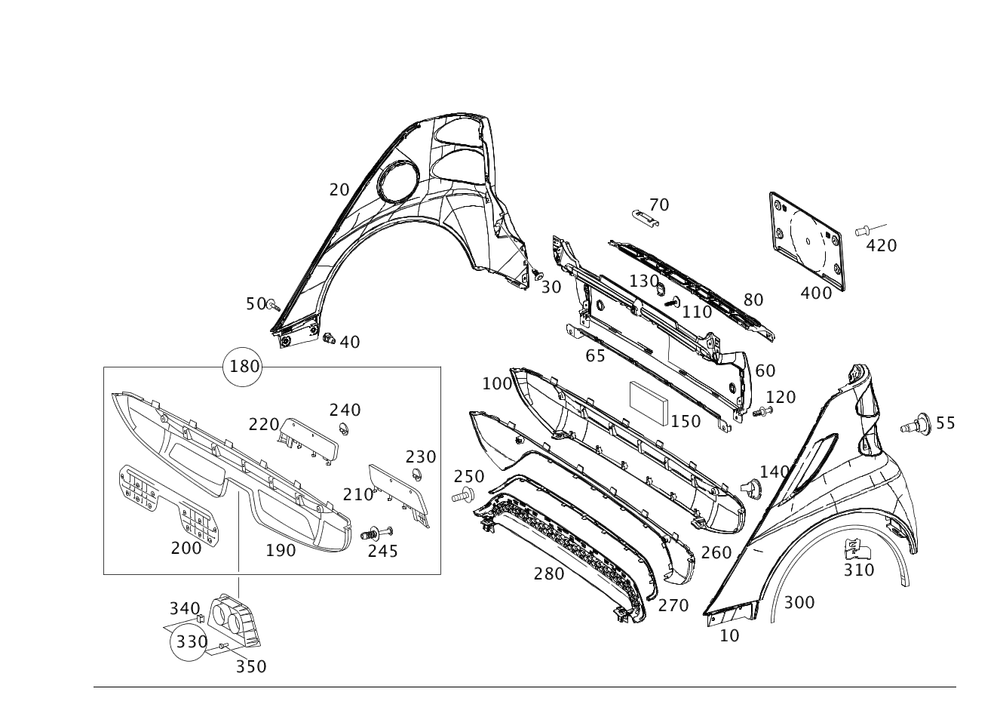 0009982485 - Dowel 2011-2018 Smart Fortwo | Mercedes-Benz USA Parts