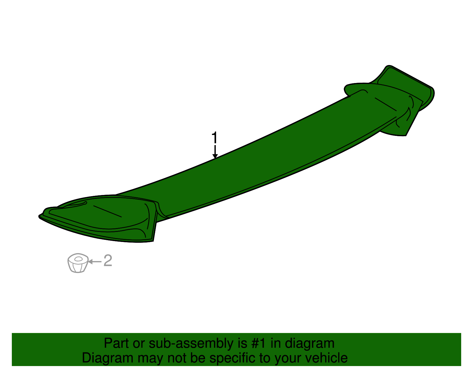 1999-2005 Pontiac Grand Am Spoiler 12363204 | Shop Matick Buick GMC