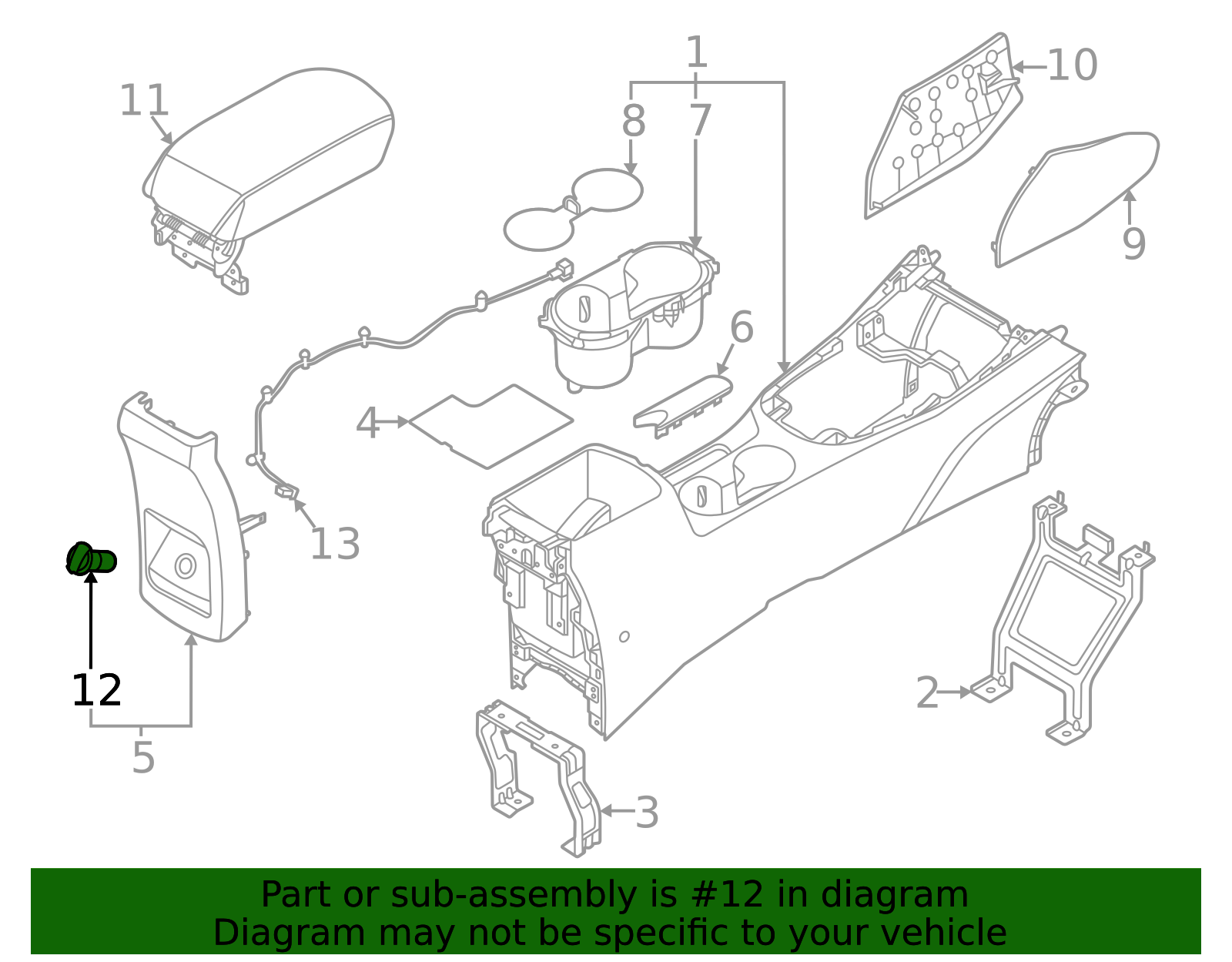 96125-K0000 - 12 Volt Accessory Power Outlet 2020-2022 Kia Soul | Kia ...