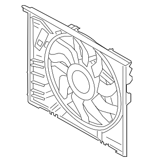 17-42-8-666-818 - Engine Cooling Fan Assembly | Buy BMW Parts Now