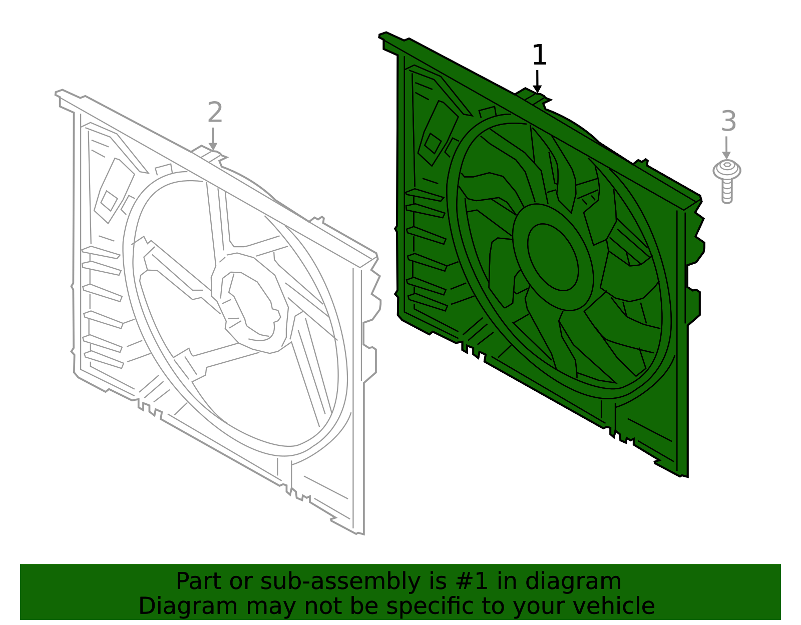 2019-2025 BMW Engine Cooling Fan Assembly 17-42-8-666-818 | BMW Parts ...