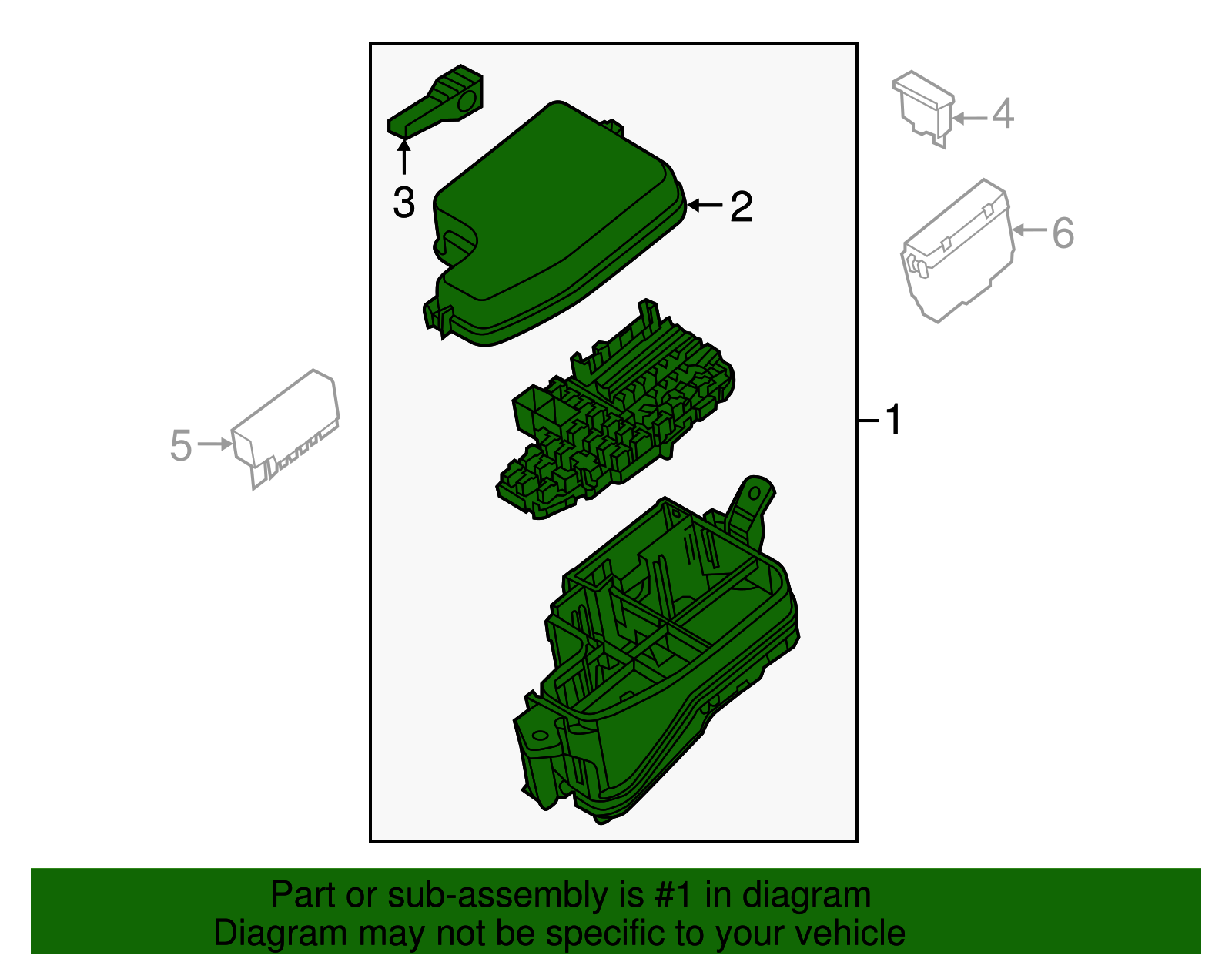 2014-2018 Mazda 3 Fuse & Relay Box B62S-66-760 | Mazda Parts Deals