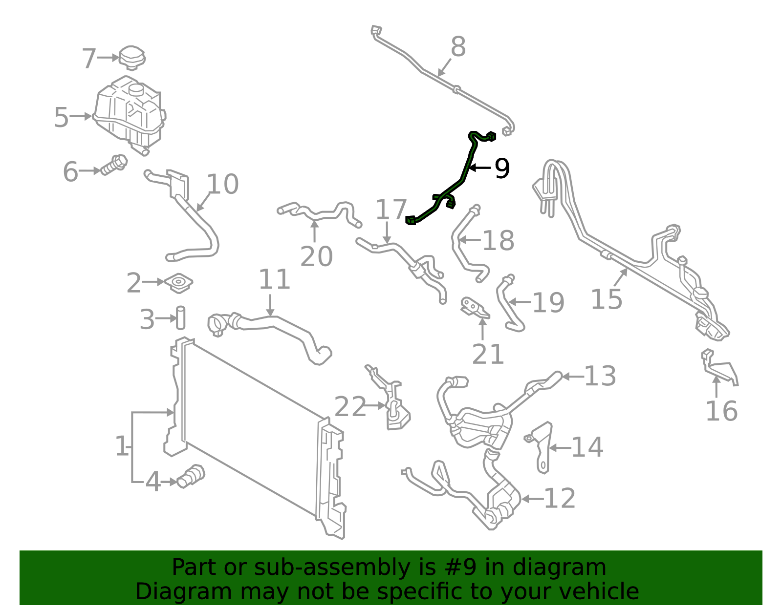 32249907 - 2016-2025 Volvo - Overflow Hose | Volvo OEM Parts Direct